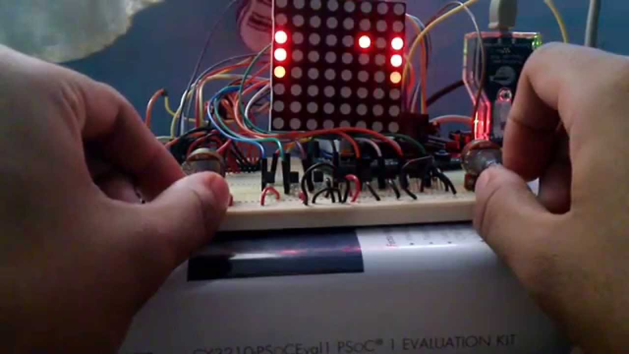 Ping pong con PSoC 1 - YouTube