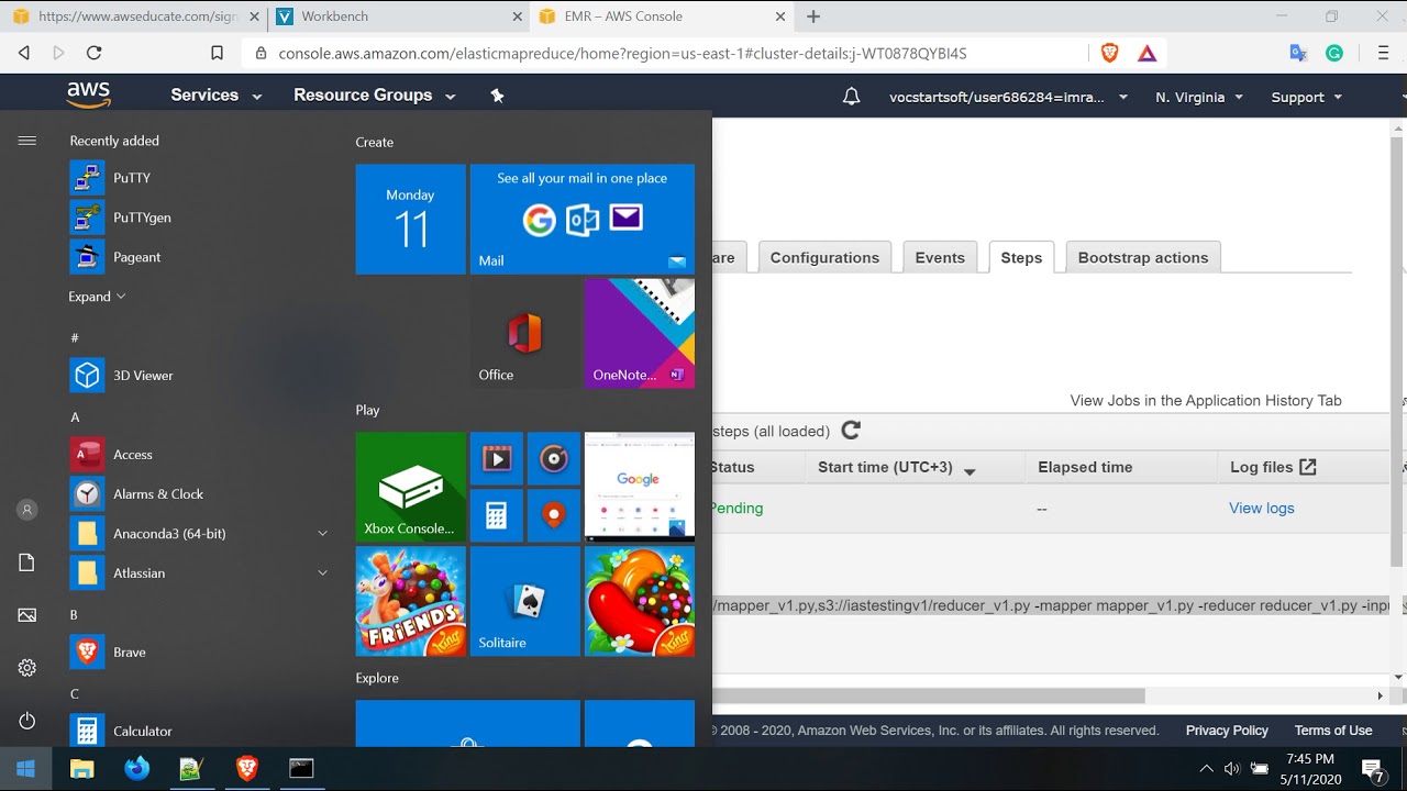 AWS EMR Streaming Using Map Reducer #AWS #EMR #Streaming #MapReducer # ...