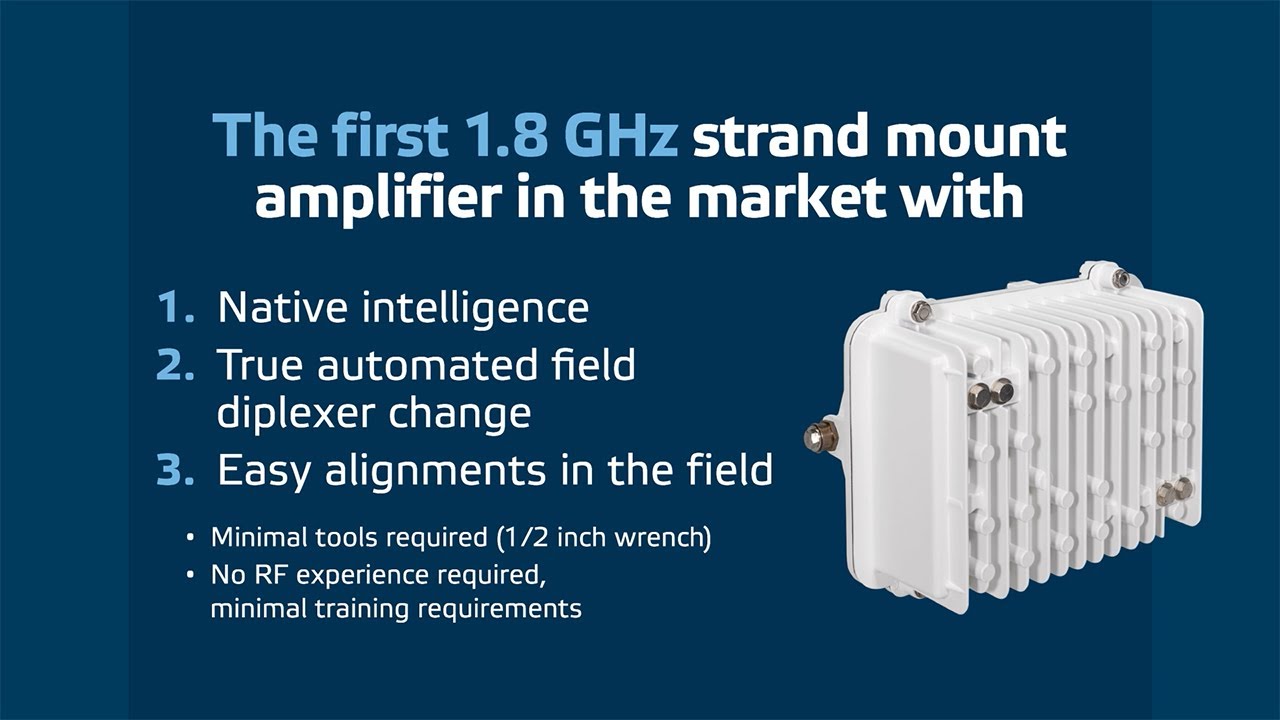 ICON Series Strand Mount 1.8GHz Amplifiers - Field Diplexer Change ...