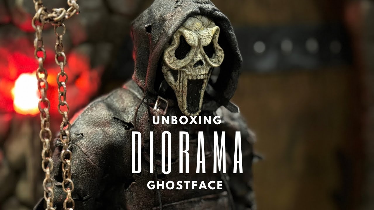 Unboxing 1/6 custom Ghostface Society Diorama by Distress Labs - YouTube