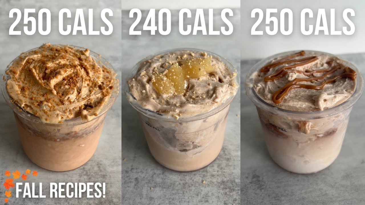 250 Calorie Pints of Protein Ice Cream | Fall Flavours | Ninja Creami ...
