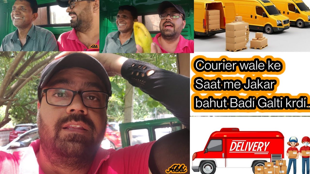 1..Day 12 Hour's With Courier.. Delivery Person... 270 Km Ride ...