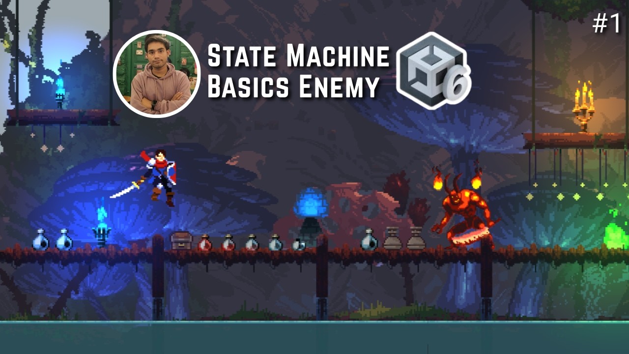Simple Animation State Machine in Unity (For Beginners) | Enemy State ...