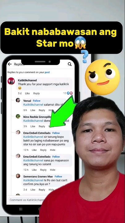 bakit nababawasan ang star sa facebook - YouTube