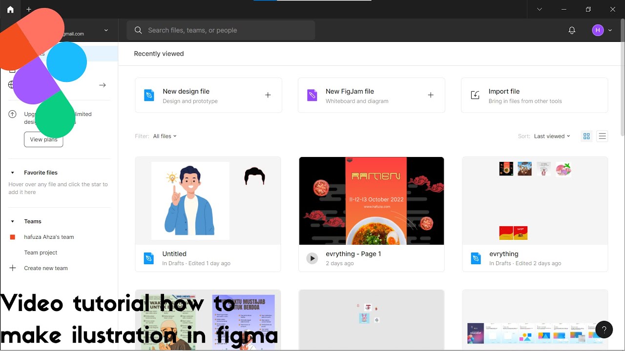 Tutorial figma use english language - YouTube