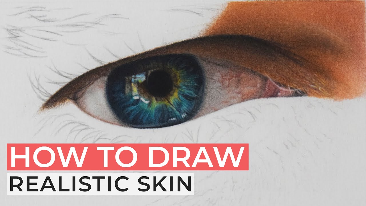 Drawing Skin with Colored Pencils | How to Draw Realistic Skin | How to ...