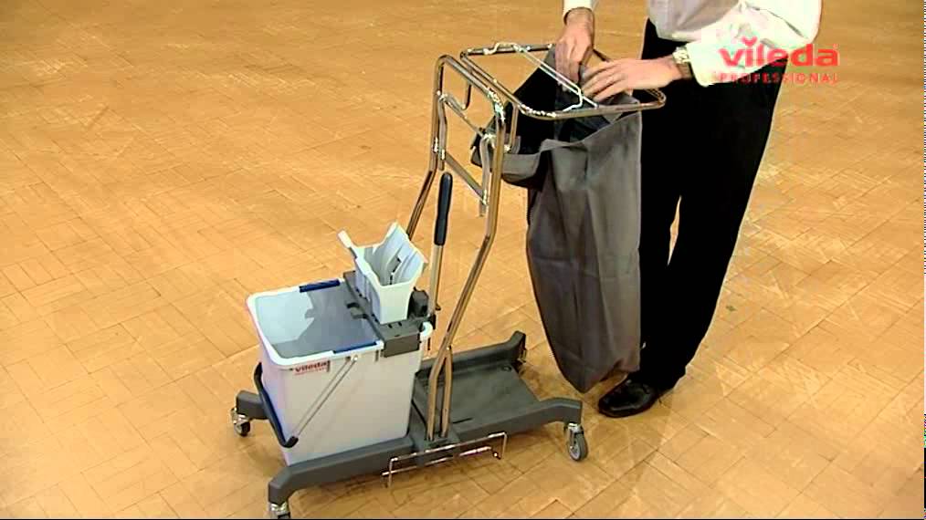 How to Assemble & Use the Vileda Voleo Trolley - YouTube