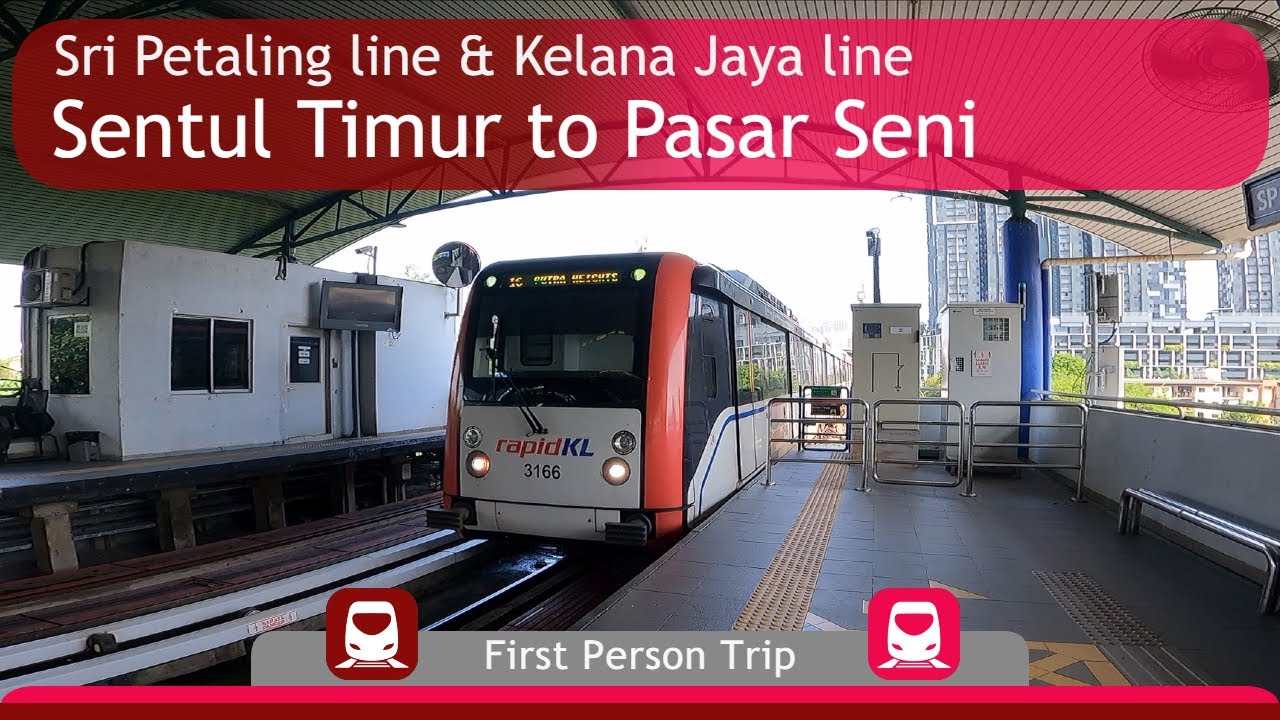 LRT FPV : Sentul Timur to Pasar Seni - YouTube