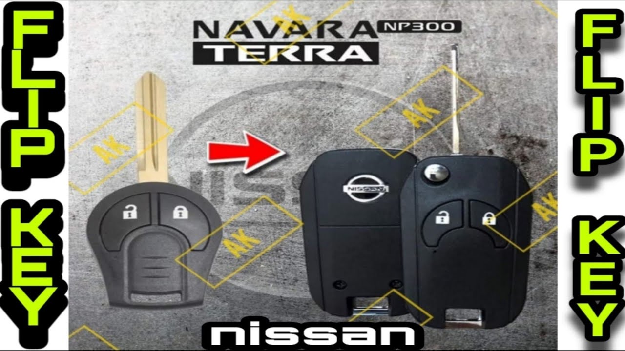 DIY nissan navara Flip key installation (TUTORIAL) - YouTube