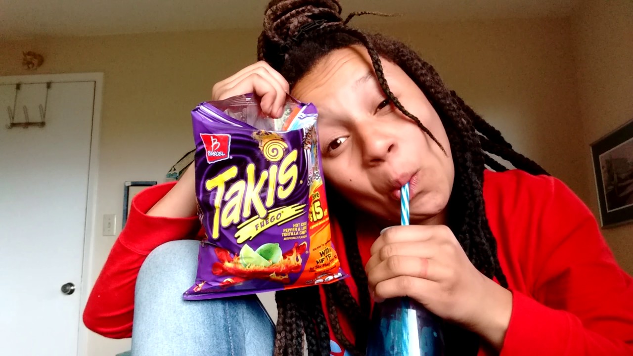 Takis and orange juice - YouTube