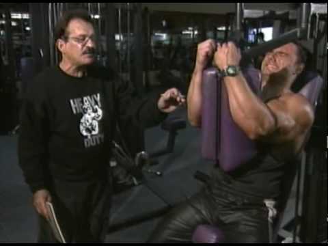 HIT,bodybuilding,chest and back training,Mike Mentzer,part (1) - YouTube