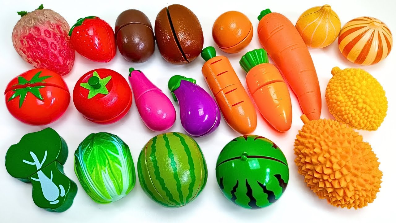 Satisfying Video Squishy | How to Cutting Wooden & Plastic Fruit ...