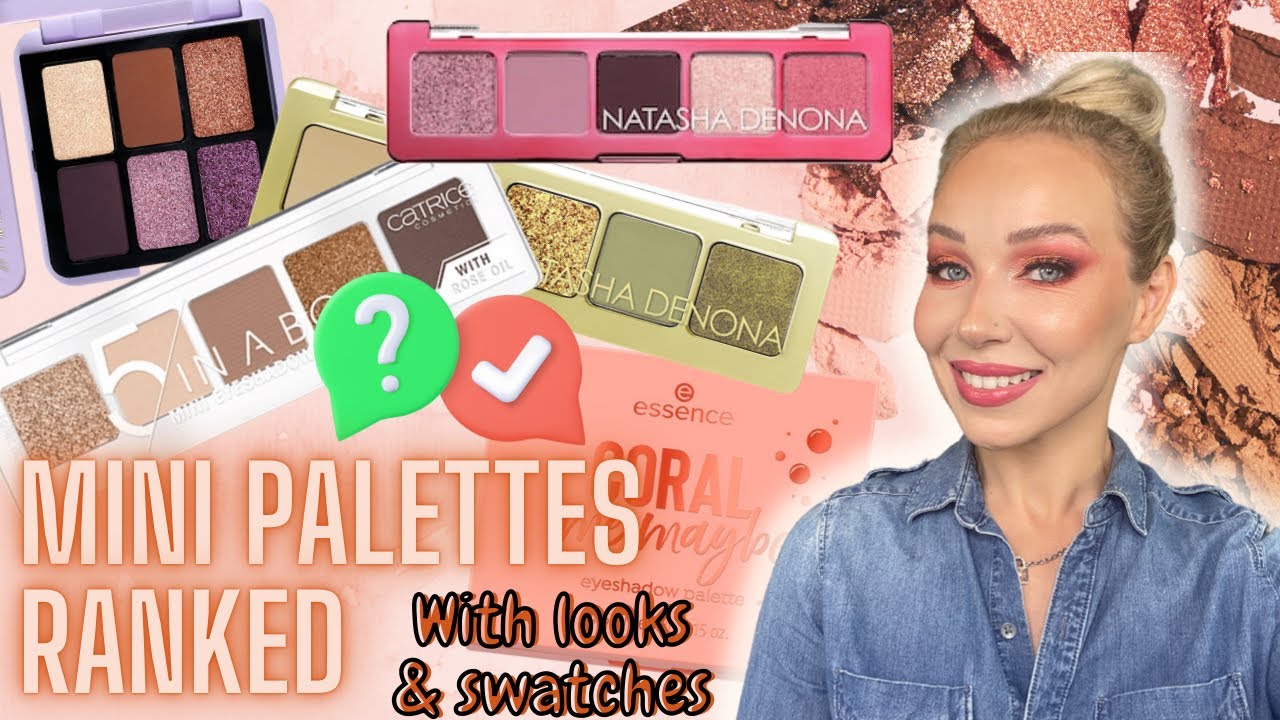RANKING MINI EYESHADOW PALETTES FROM WORST TO BEST / WITH MAKEUP LOOKS ...