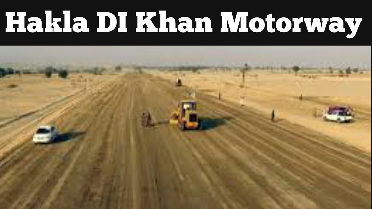 CPEC Hakla-DI Khan M14 Motorway under construction - YouTube