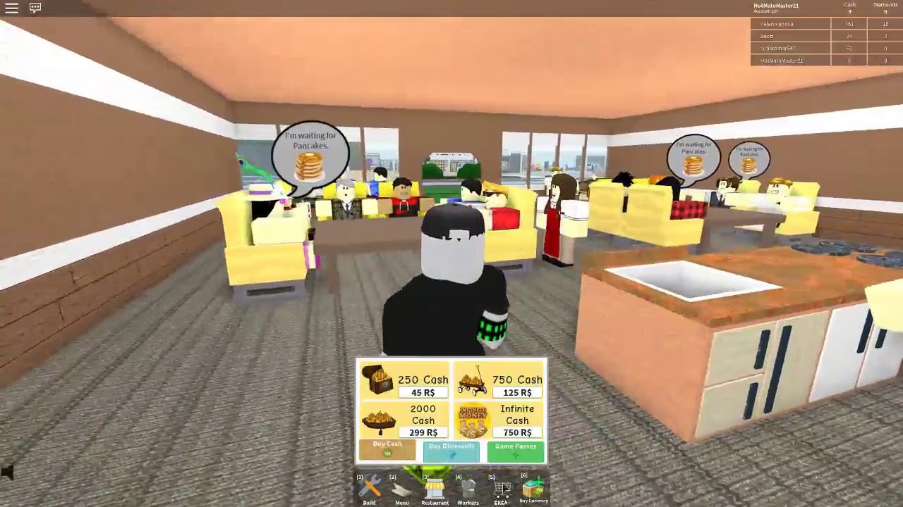 ROBLOX U.S RESTAURANT TYCOON TIME LASPE#1 - YouTube