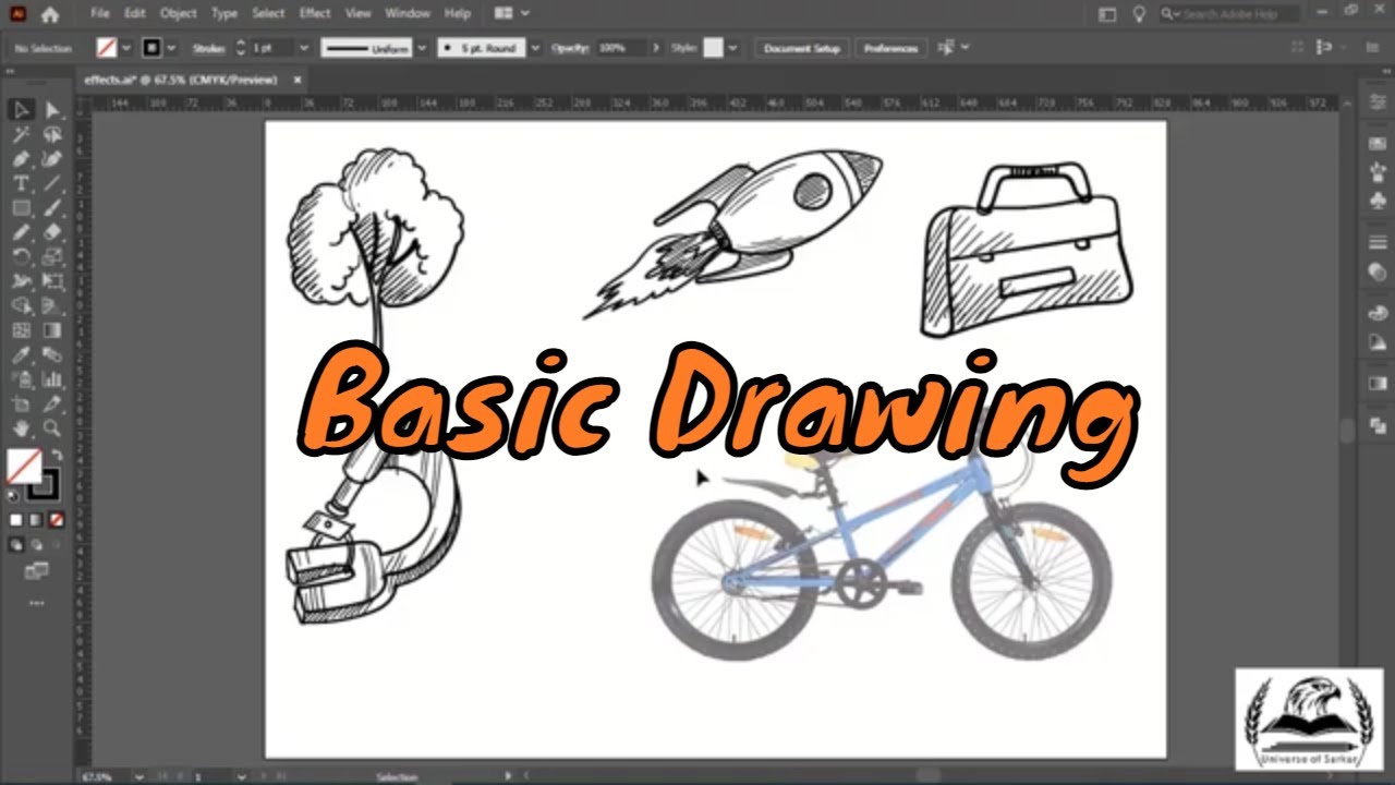 Basic Drawing Pencil Paintbrush Tool In Illustrator Adobe Illustrator In Urdu Hindi YouTube basic-drawing-pencil-paintbrush-tool-in-illustrator-adobe-illustrator-in-urdu-hindi-youtube