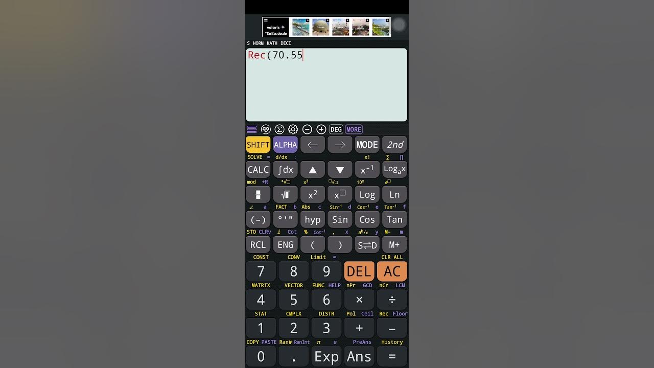 Función "REC" en la Calculadora. - YouTube