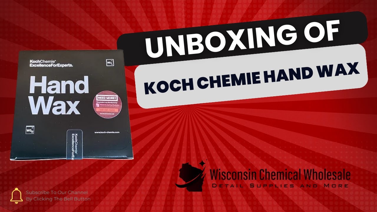 Unboxing and Use of Koch Chemie Handwax | Wisconsin Chemical Wholesale ...