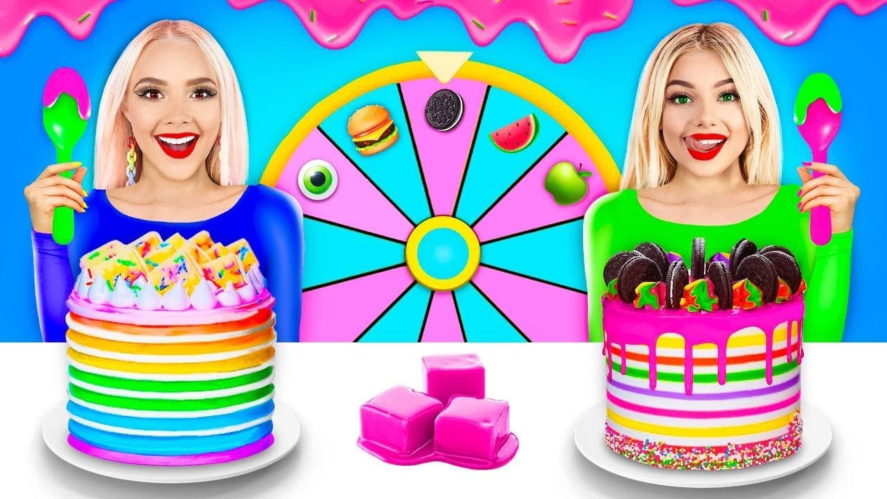 Rich VS Broke Cake Decorating Challenge! Try to Decorate Desserts in 1 ...