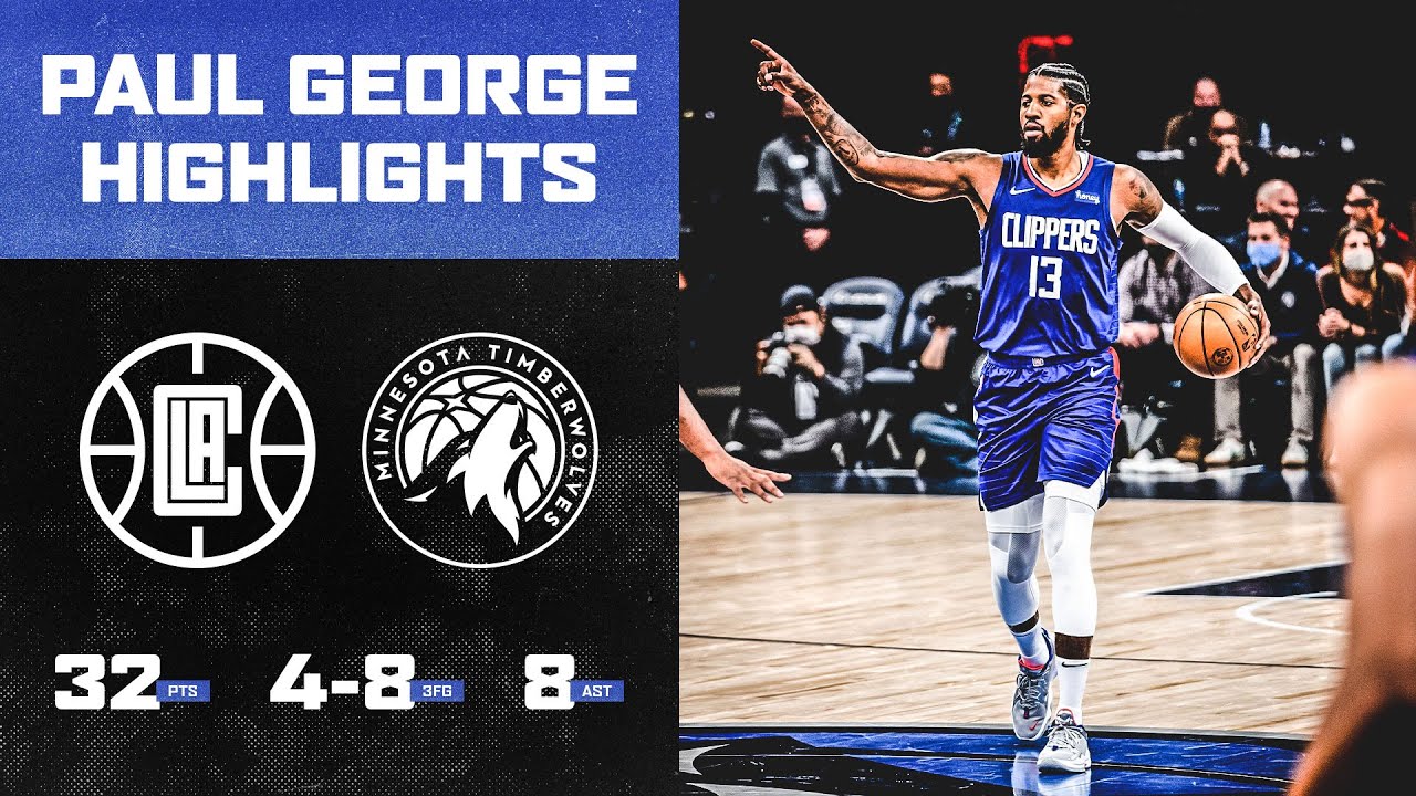 Paul George Brought the Heat in Win Over Minnesota Timberwolves | LA ...