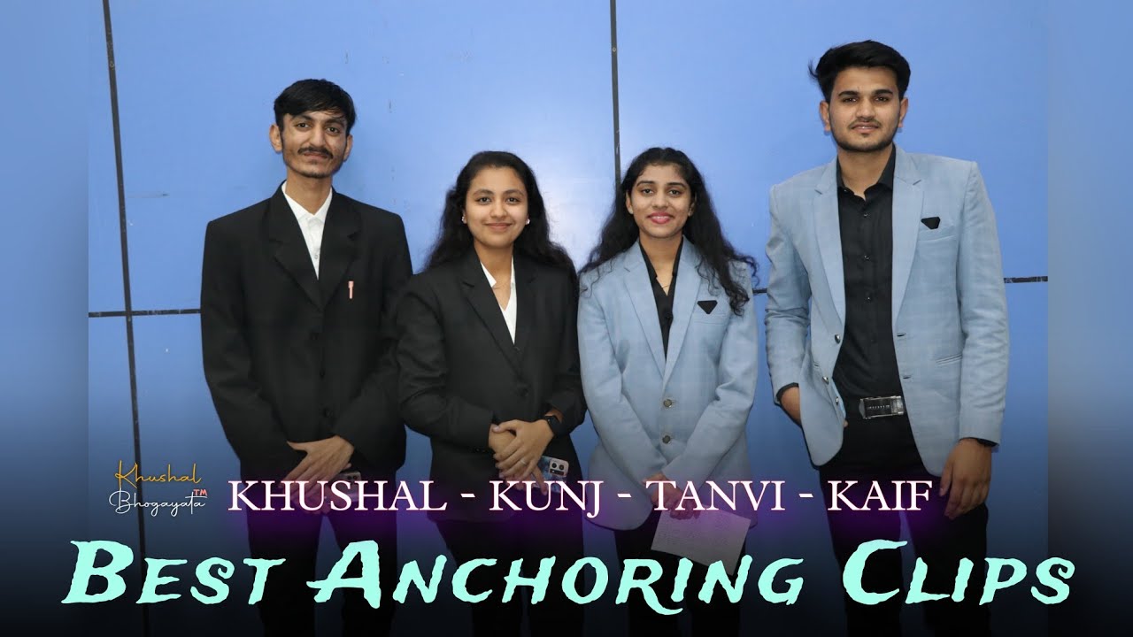 Best Gujarati Anchoring Part of " 7th CAET ALUMNI MEET " - YouTube