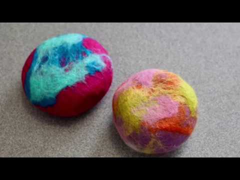 How to make Felted Soap - YouTube