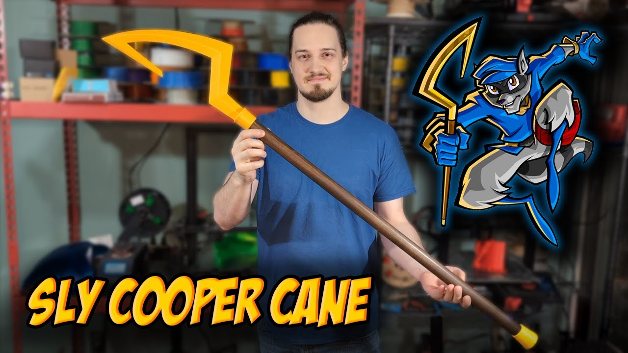 How to make Sly Cooper's Cane - YouTube