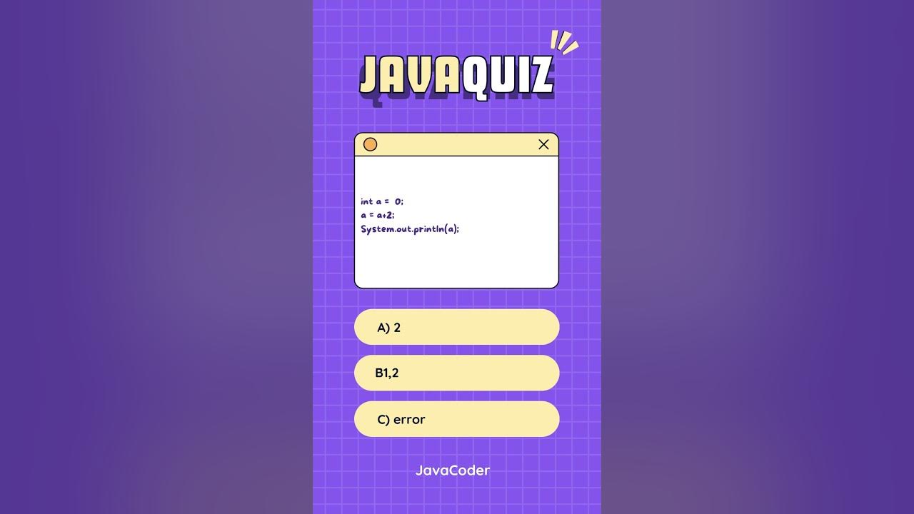 Java Quiz #coding #codinglover #javaprogramming #java - YouTube