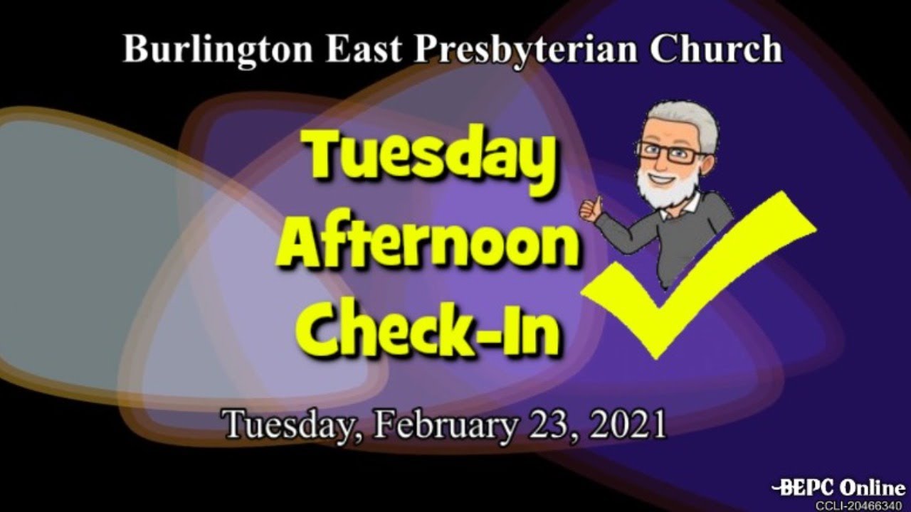 Tuesday Check In (February 23 2021) - YouTube