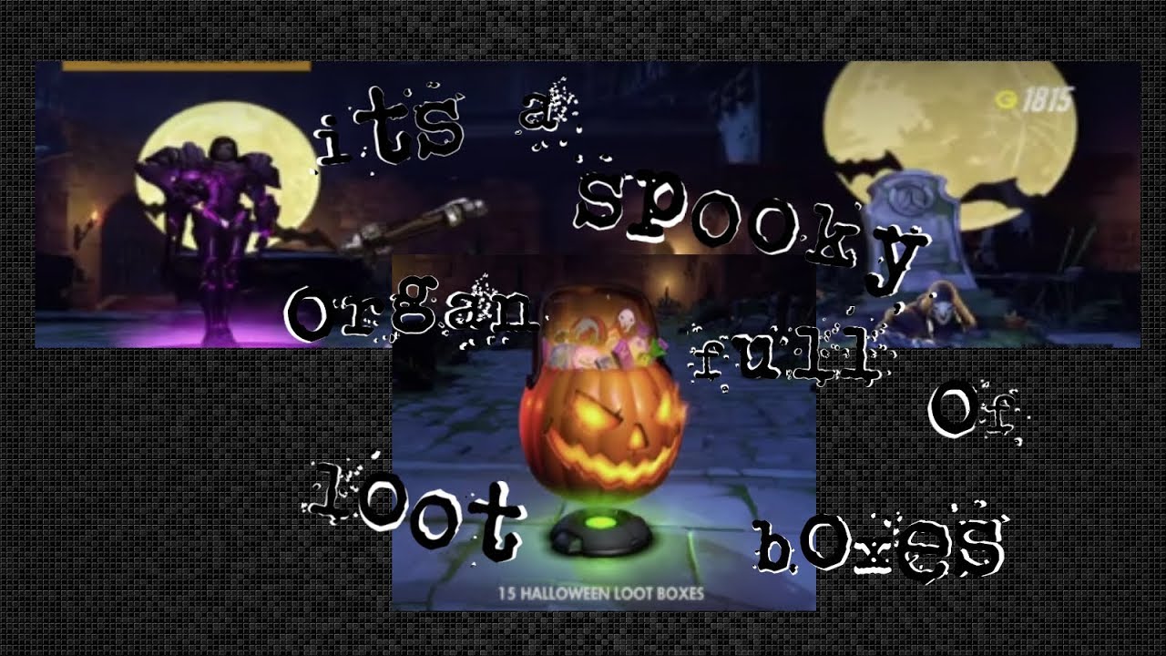 its a spooky organ full of loot boxes - YouTube