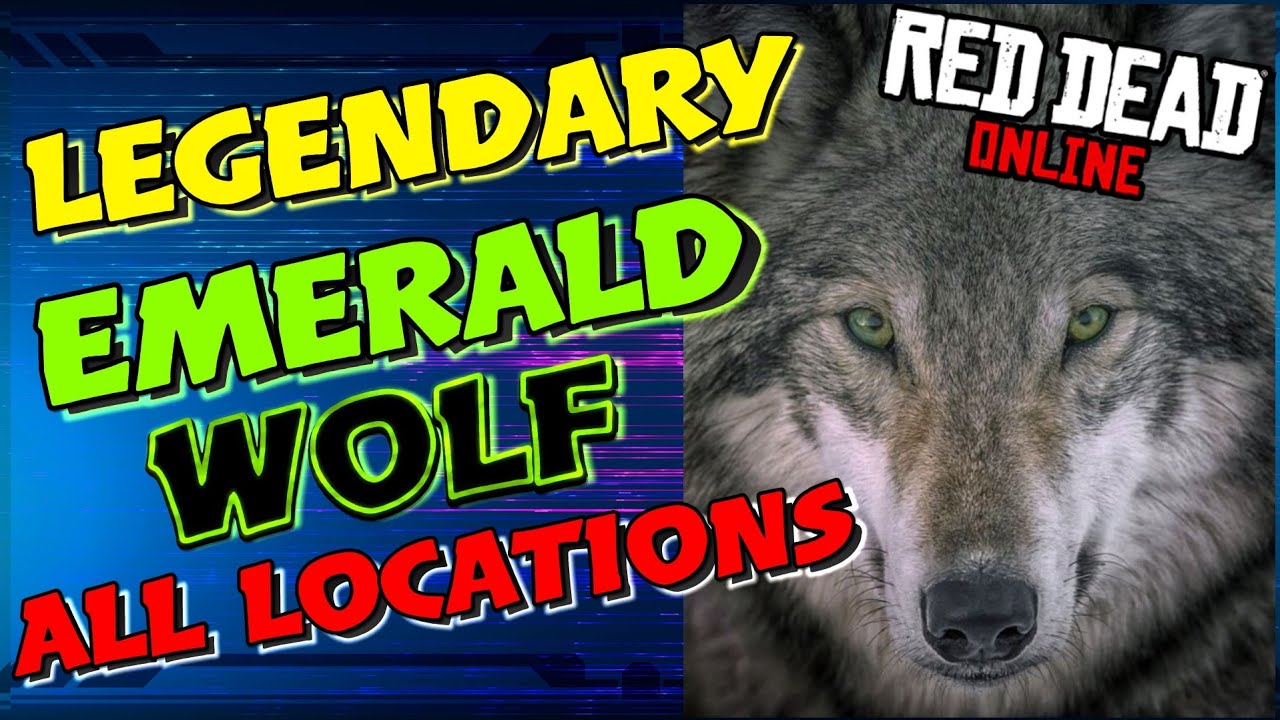Legendary Emerald Wolf All locations RDR2 Online - YouTube