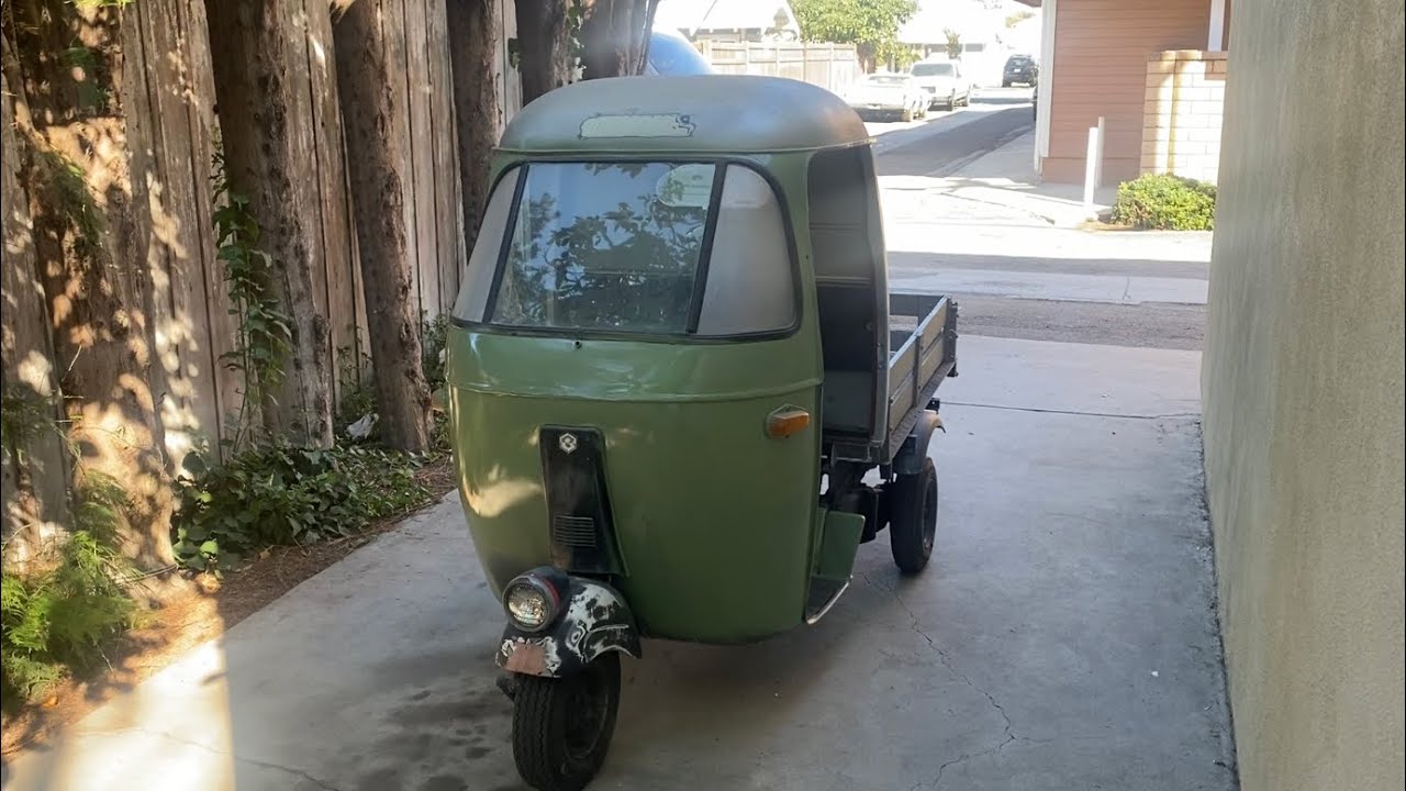1971 Bajaj Ape Overview | Piaggio Ape Wannabe - YouTube