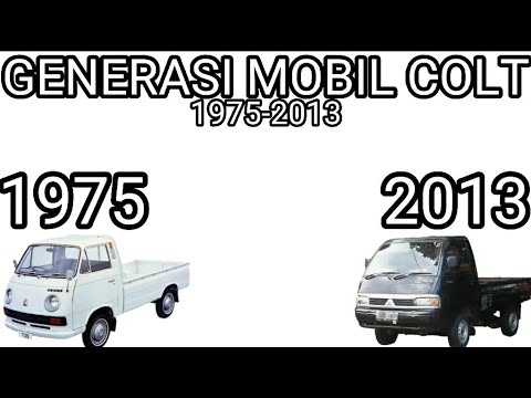 GENERASI MOBIL MITSUBISHI COLT (PICK UP) 1975-2013 - YouTube