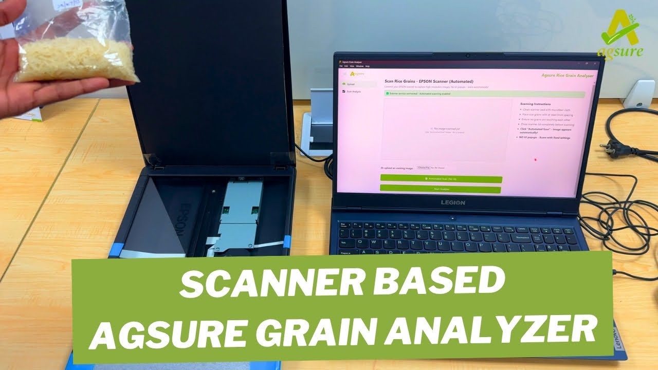 Scanner Based Agsure Grain Analyzer - YouTube