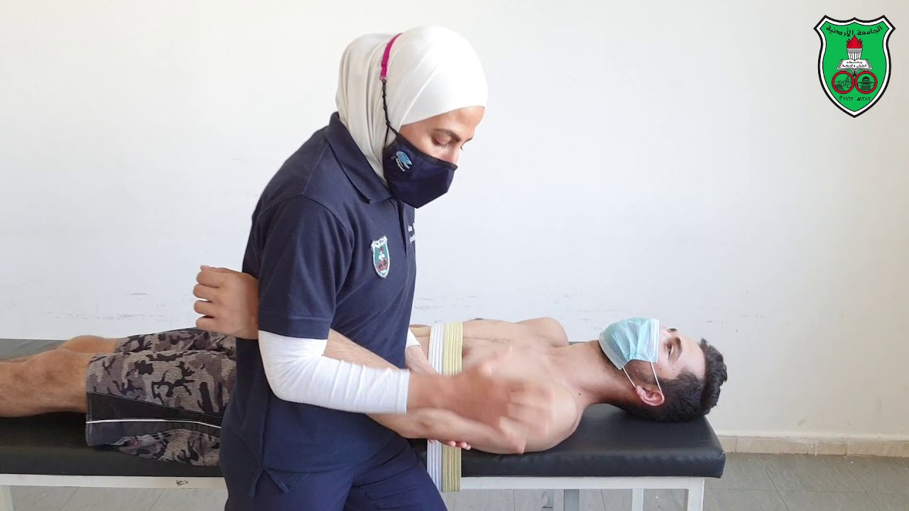 Mobilization- Glenohumeral Posterior Glide - YouTube