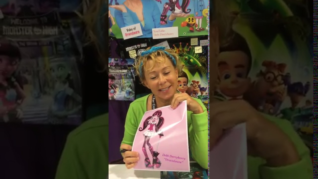 Debi Derryberry Doing Jimmy Neutron And Draculaura's Voice - YouTube