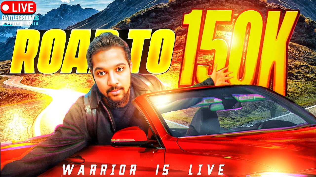 ROAD TO 150K LETS GOOO🔥|| BATTLEGROUNDS MOBILE INDIA 🔥 || WARRIOR IS ...