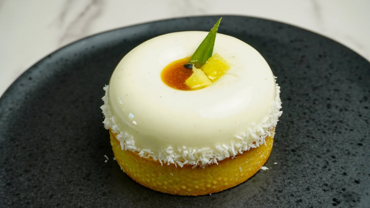 Extremely Tropical Tart Cake | Passion Fruit, Pineapple, Coconut, all ...