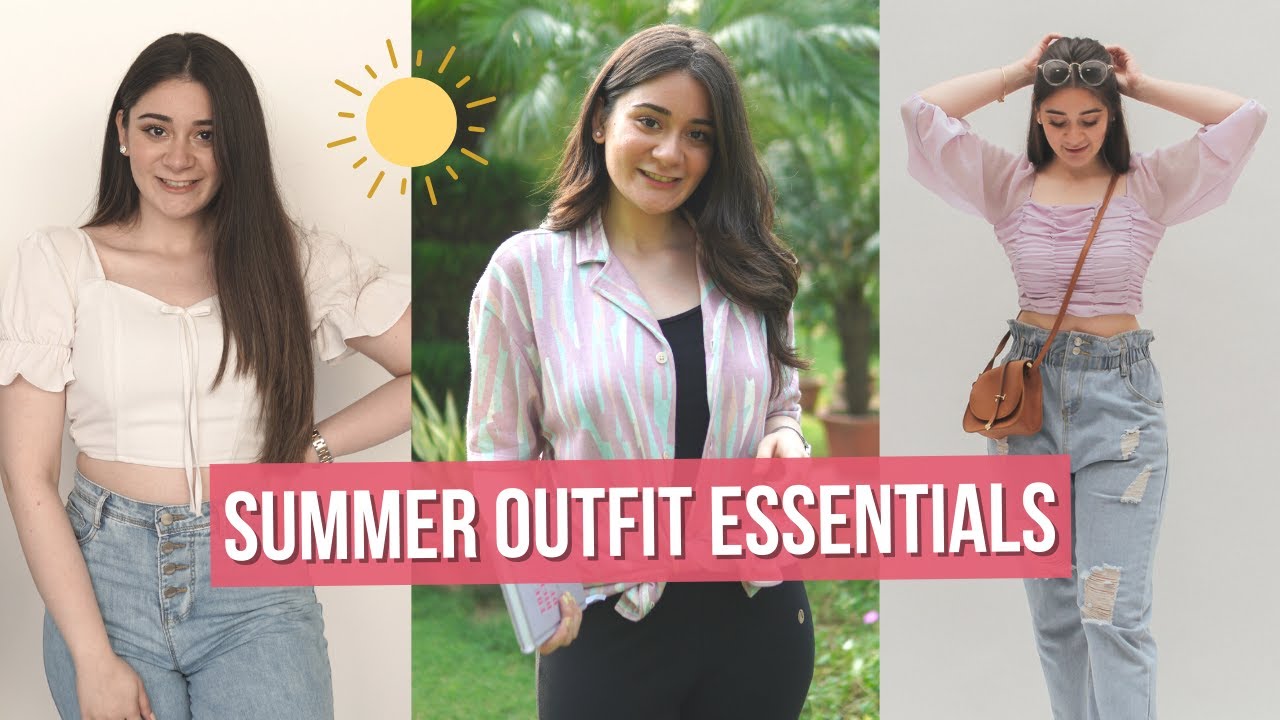 Summer Wardrobe Essentials ☀️ | Must Haves For 2021 | Sana Grover - YouTube