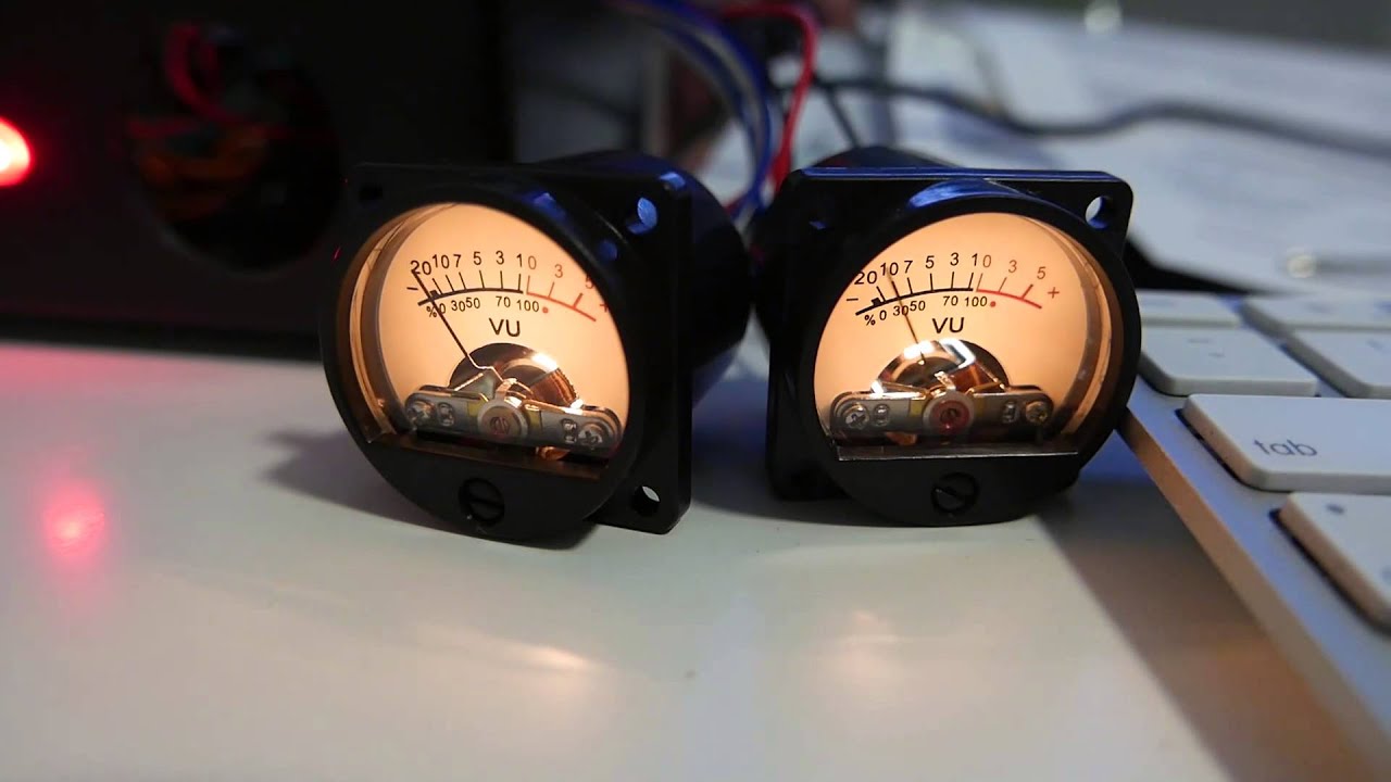 VU Meter Driver Board Test - YouTube