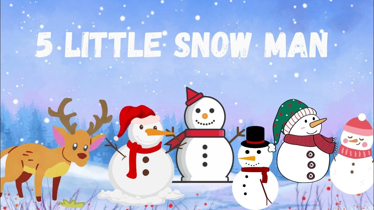 Five little snowman | Kids songs | kids music | Nursery song - YouTube
