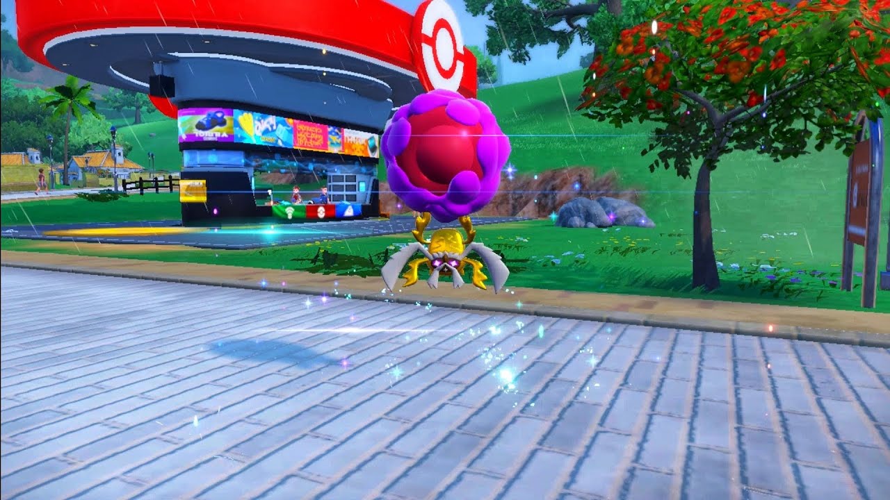 SHINY RABSCA in Pokemon Scarlet and Violet - YouTube