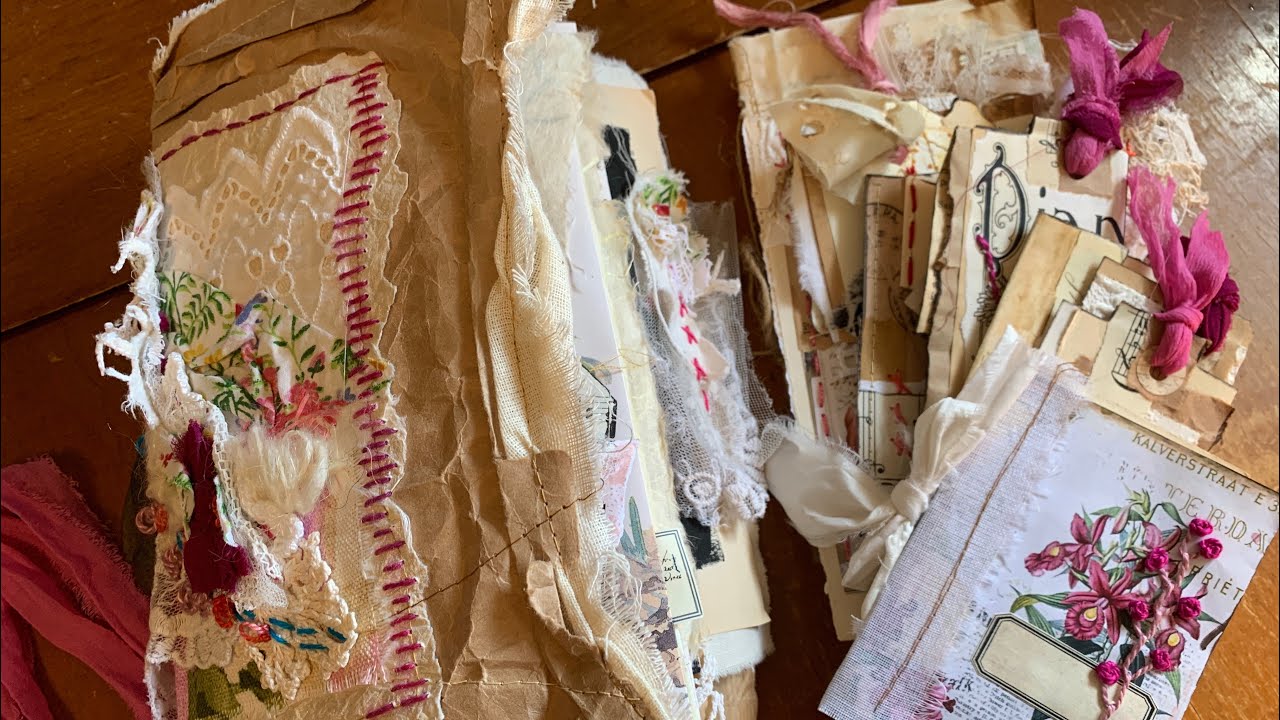 Flip Through - Scrappy February Edith Holden Journal - YouTube