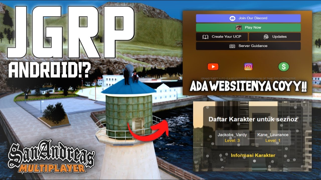 SERVER SAMP ANDROID SISTEM MIRIP JGRP !? REVIEW SERVER GTA SAMP ...
