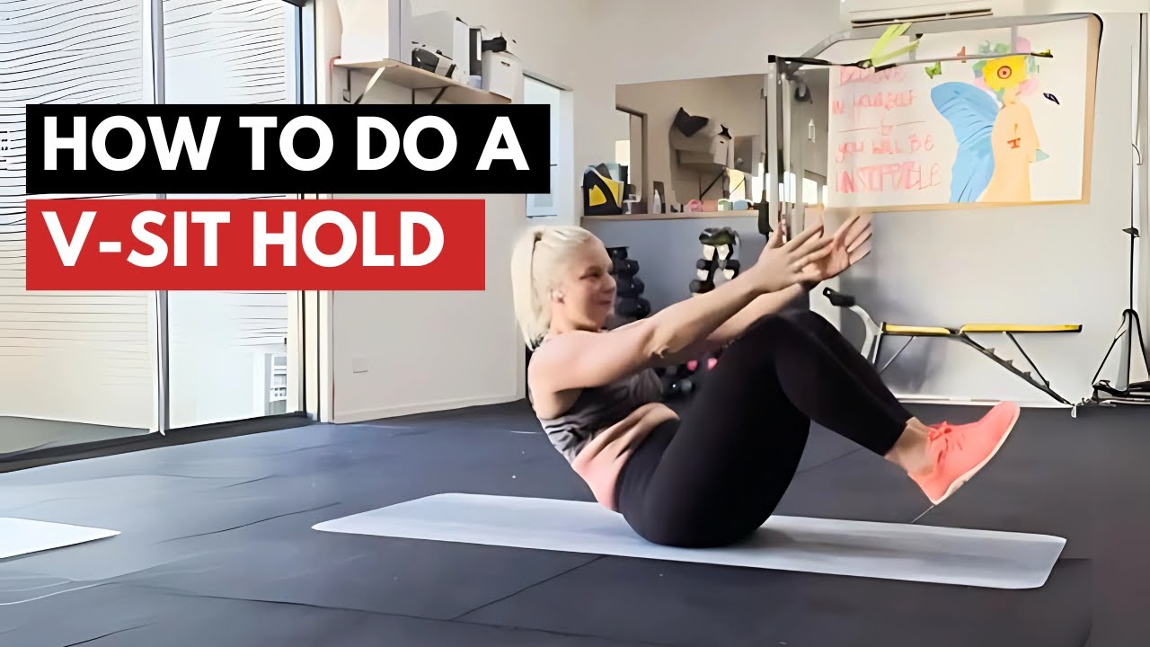 How To Do a V-Sit Hold - YouTube