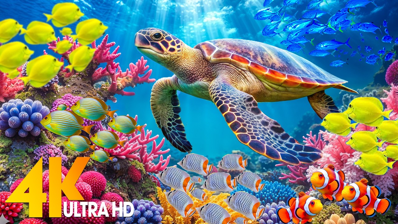 Amazing 4K Ocean Adventure - Dive Deep and Marvel at Sea Animal in The ...