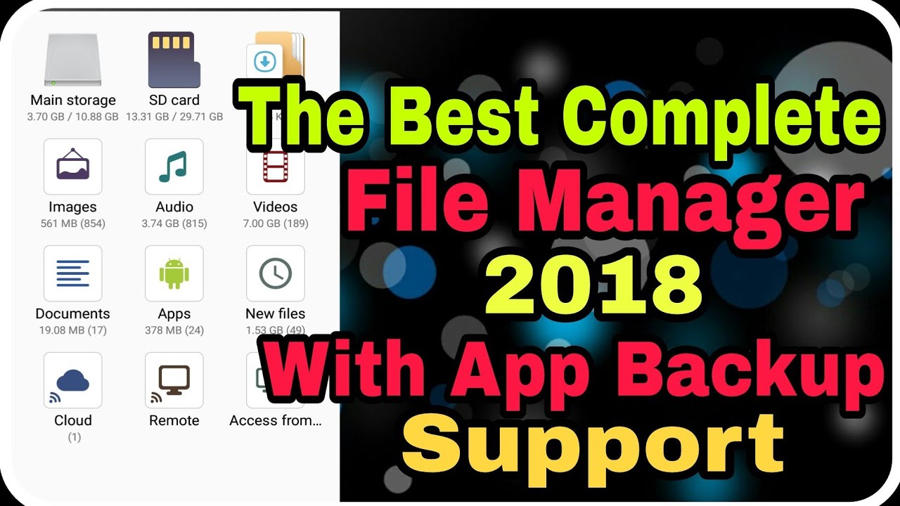 Top Best Complete File Manager with Apps Backup Featuers for Android ...