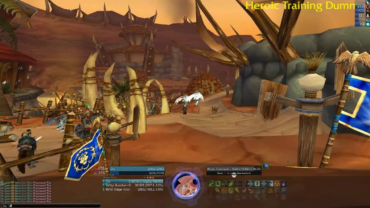 Fire Mage Rotation 17.000 DPS in 4 Min [Nibelung-Living Boom-Pyro ...