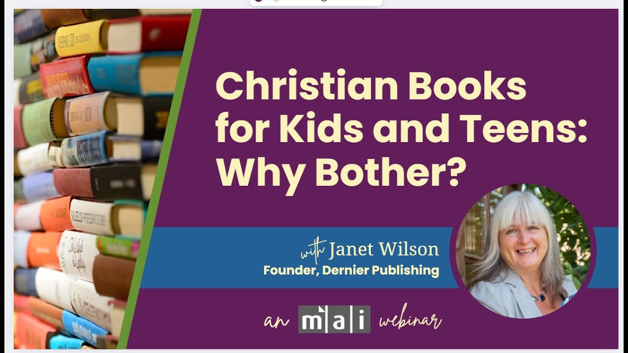 Christian Books for Kids and Teens: Why Bother? - YouTube