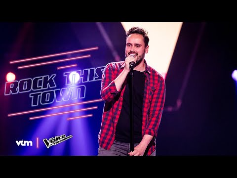 Aaron - 'Rock This Town' | Blind Auditions #9 | The Voice van ...